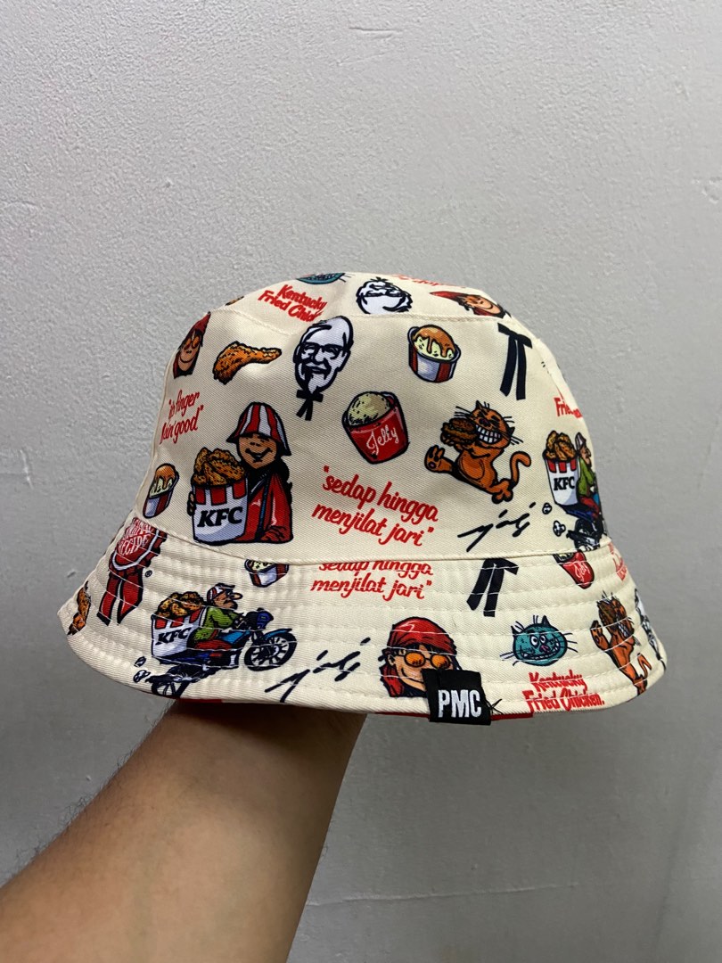KFC X UJANG BUCKET HAT, Men's Fashion, Watches & Accessories, Cap ...