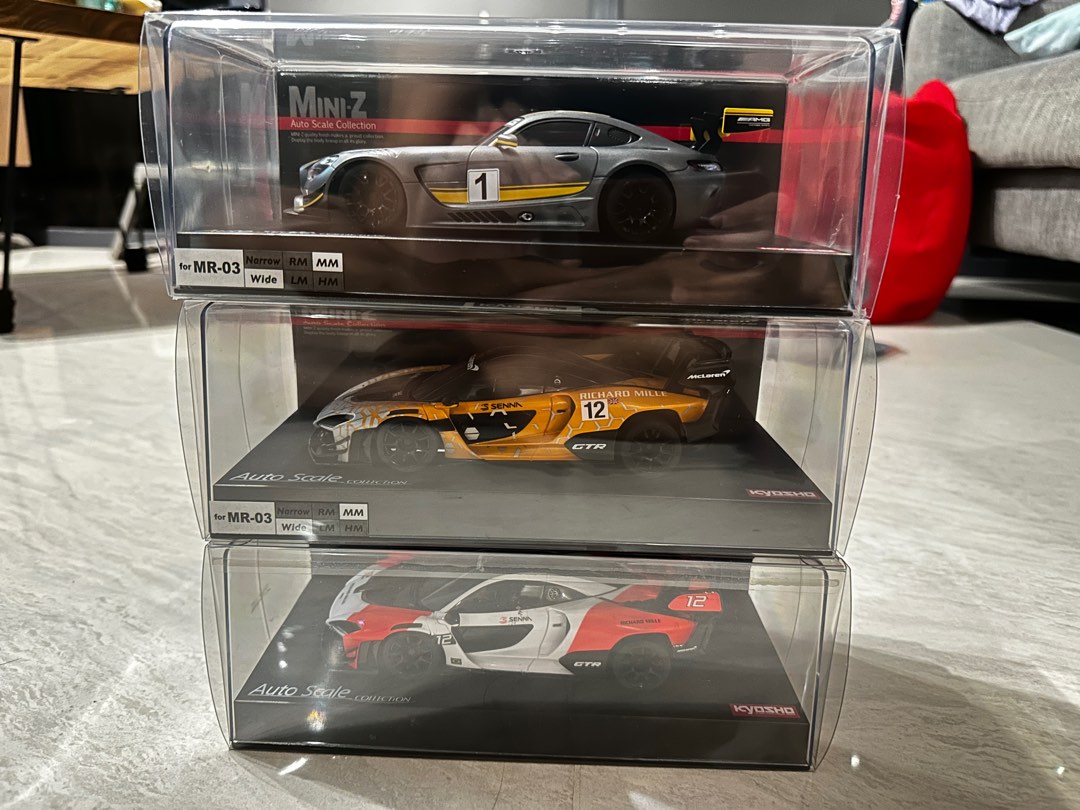 Kyosho MiniZ mini-z mini z asc Mercedes AMG GT3 McLaren Senna GTR ...