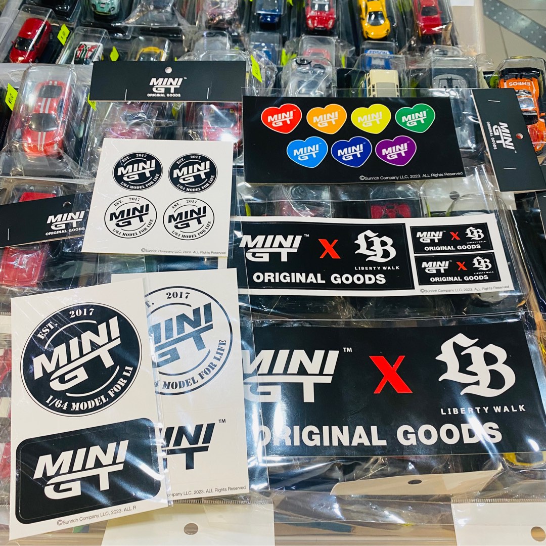 LBWK x Mini GT Sticker Liberty Walk MiniGT Stickers 貼紙, 興趣及遊戲, 玩具 & 遊戲類 ...