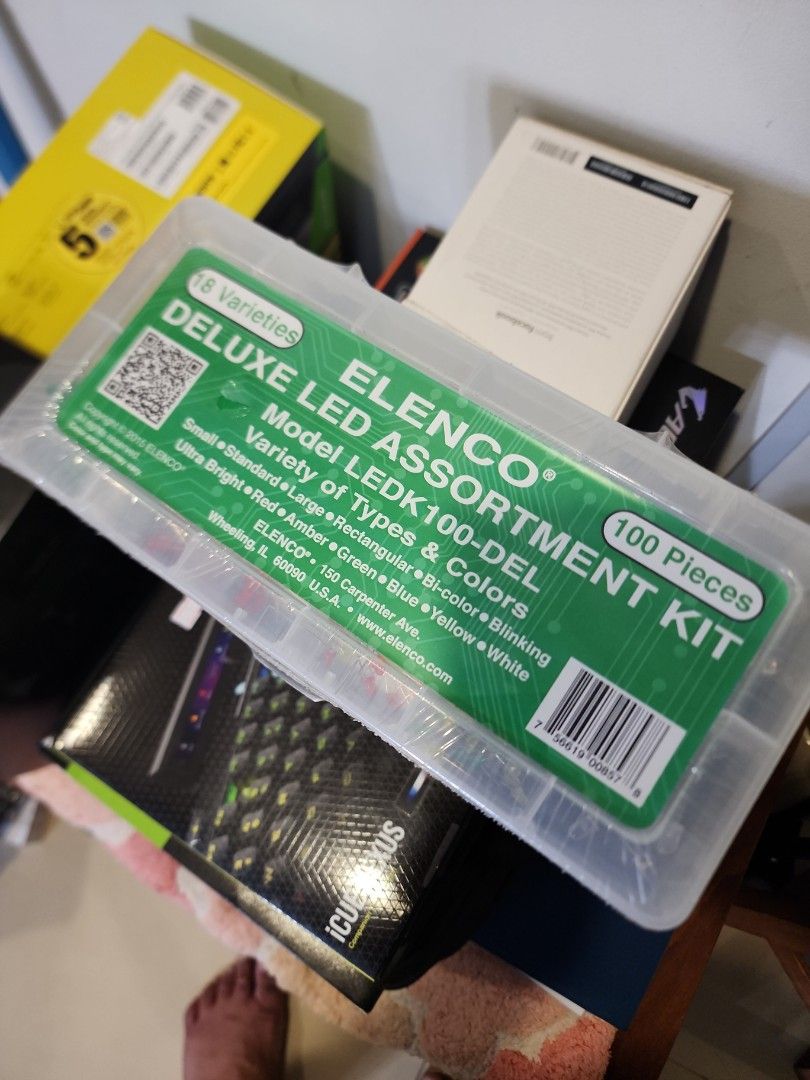 LED Assortment Kit 18 Varieties 100 pieces, Computers & Tech, Parts ...