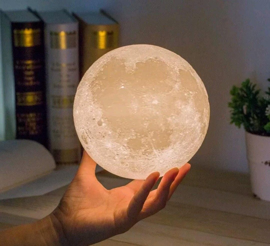 LED Moon Light Lamp, Furniture & Home Living, Lighting & Fans, Lighting ...
