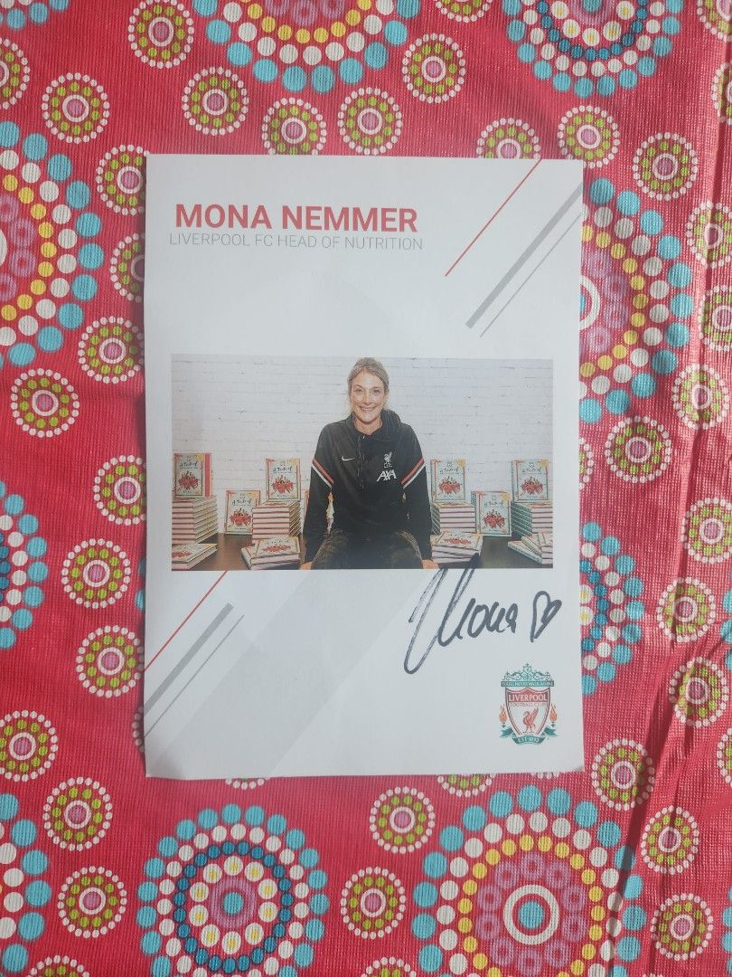 Liverpool FC staff sign by Mona Nemmer, Hobbies & Toys, Memorabilia ...