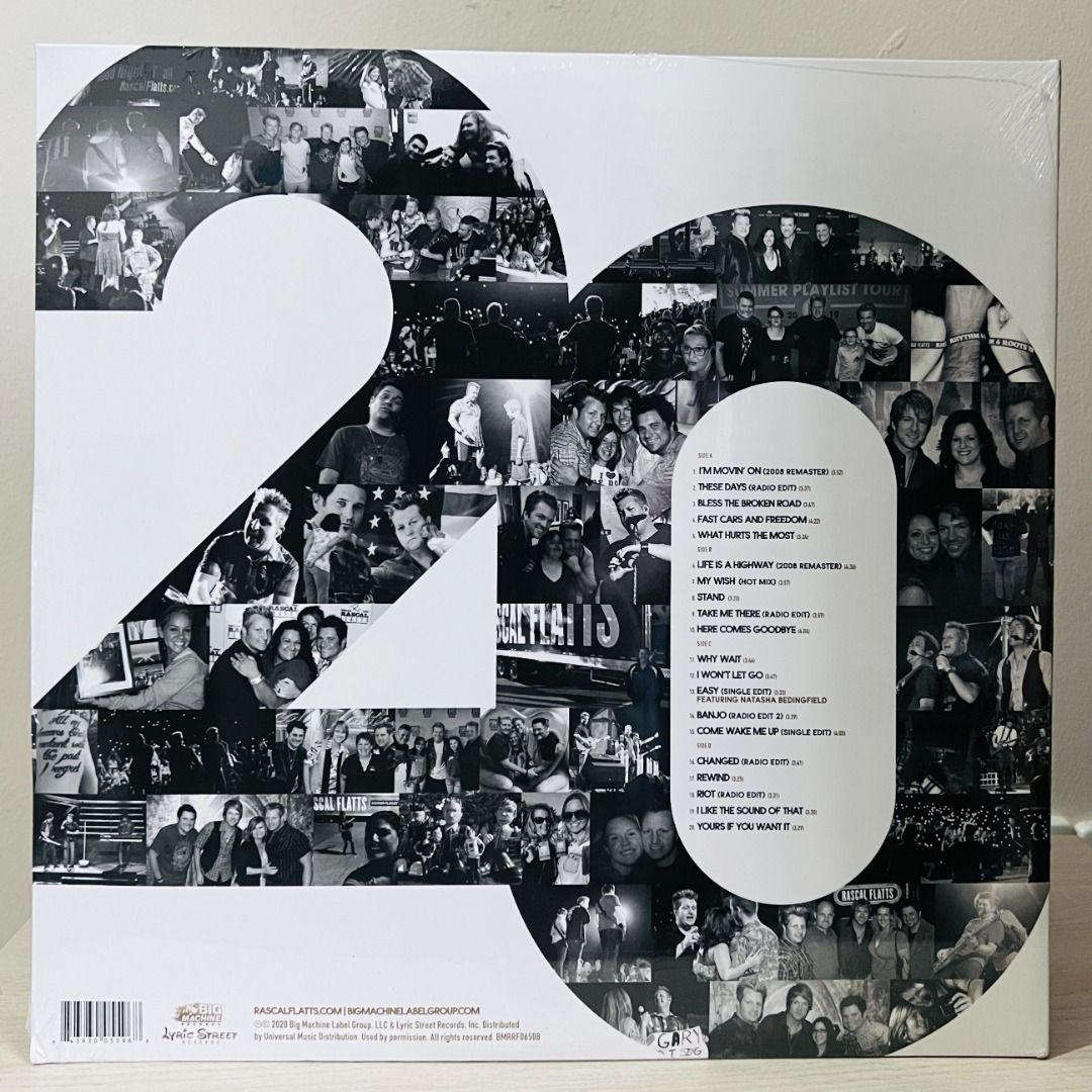 [LP, NEW] Rascal Flatts - Twenty Years of Rascal Flatts - The Greatest ...