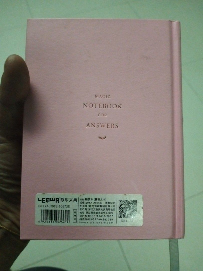 Magic notebook for answers, Hobbies & Toys, Books & Magazines, Fiction ...