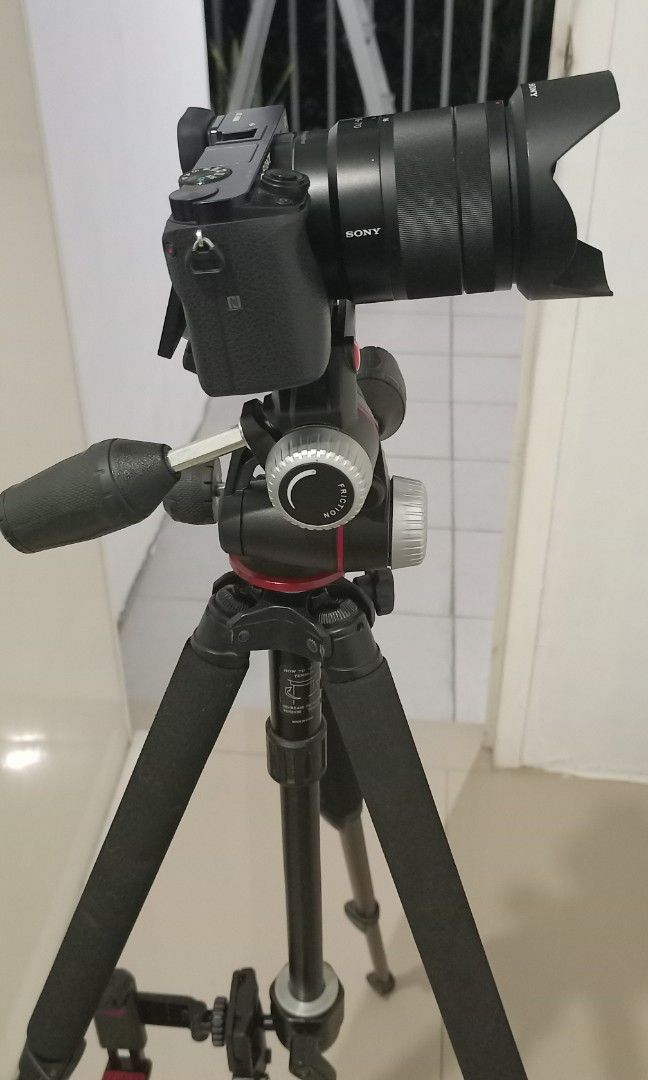 Manfrotto MHXPRO-3W + TMK-233B Heavy Duty Tripod Double Headed in one ...