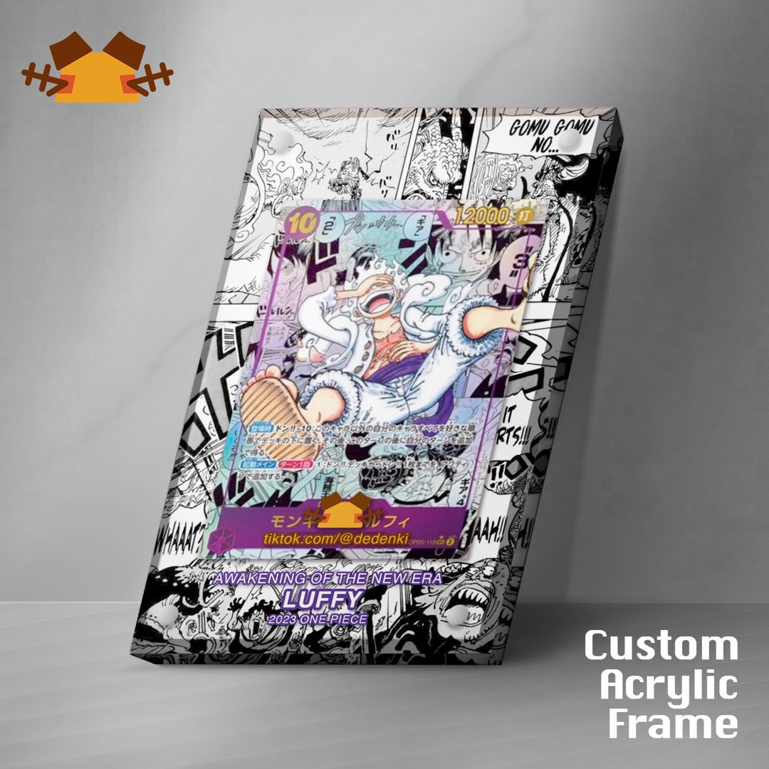 Manga Luffy Custom Card Frame, Hobbies & Toys, Toys & Games on Carousell