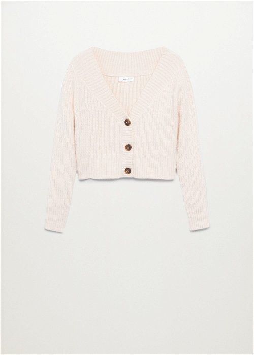 MANGO SEMICROP CARDIGAN, Women's Fashion, Coats, Jackets and Outerwear ...
