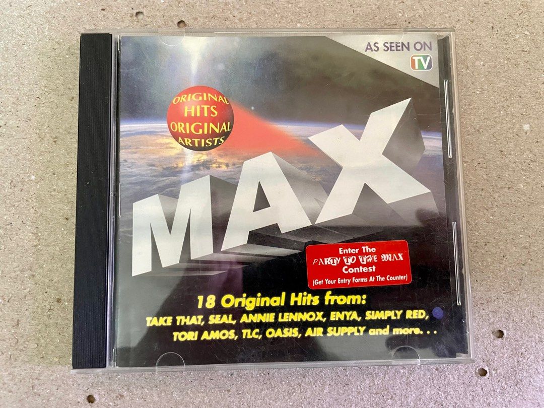 Max Original Hits CD, Hobbies & Toys, Music & Media, CDs & DVDs on ...