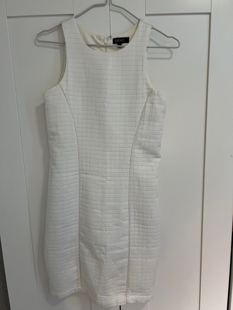 Memo Brand White Dress, Women's Fashion, Dresses & Sets, Dresses on ...