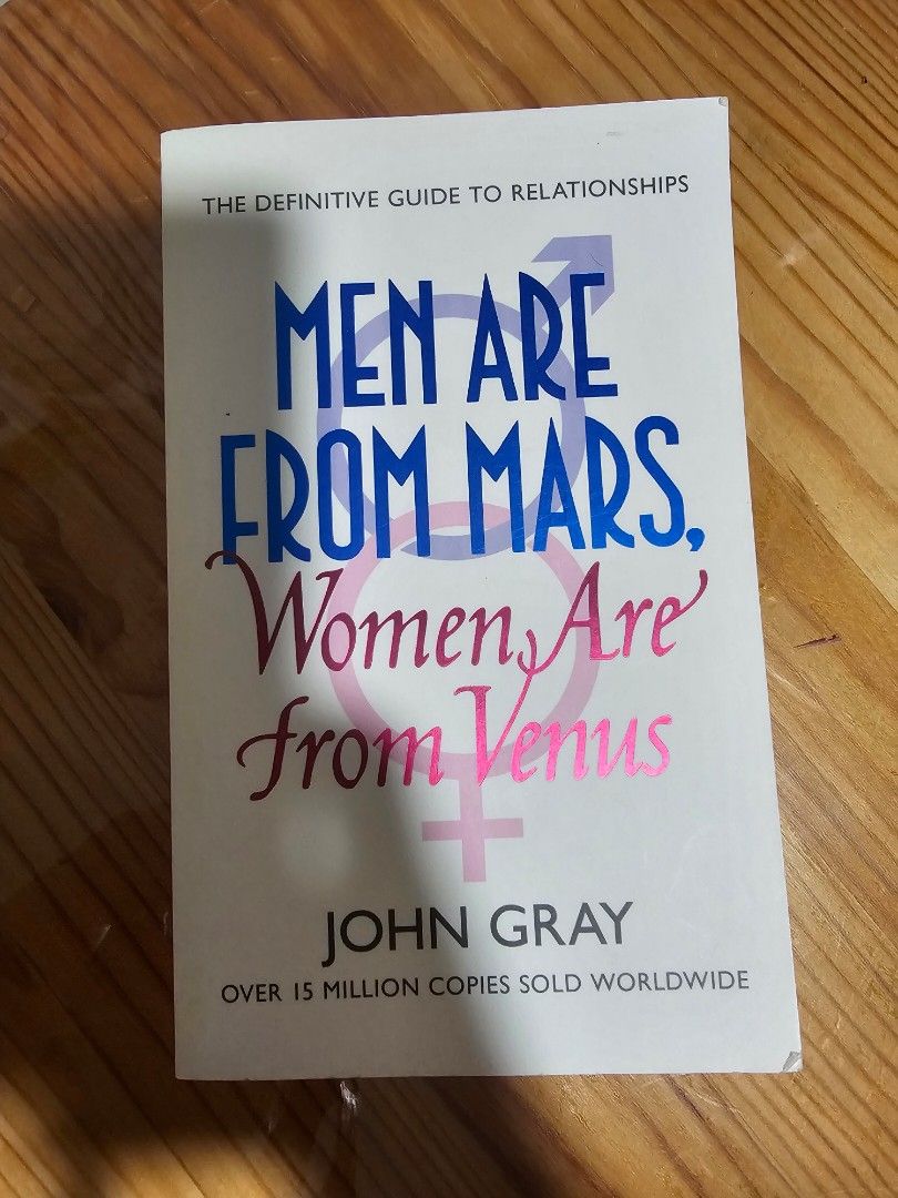 Men Are From Mars Women Are From Venus The Classic Guide To