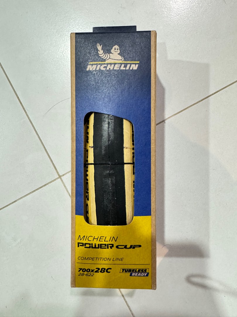 Michelin power cup 28C Tl, Sports Equipment, Bicycles & Parts, Parts ...