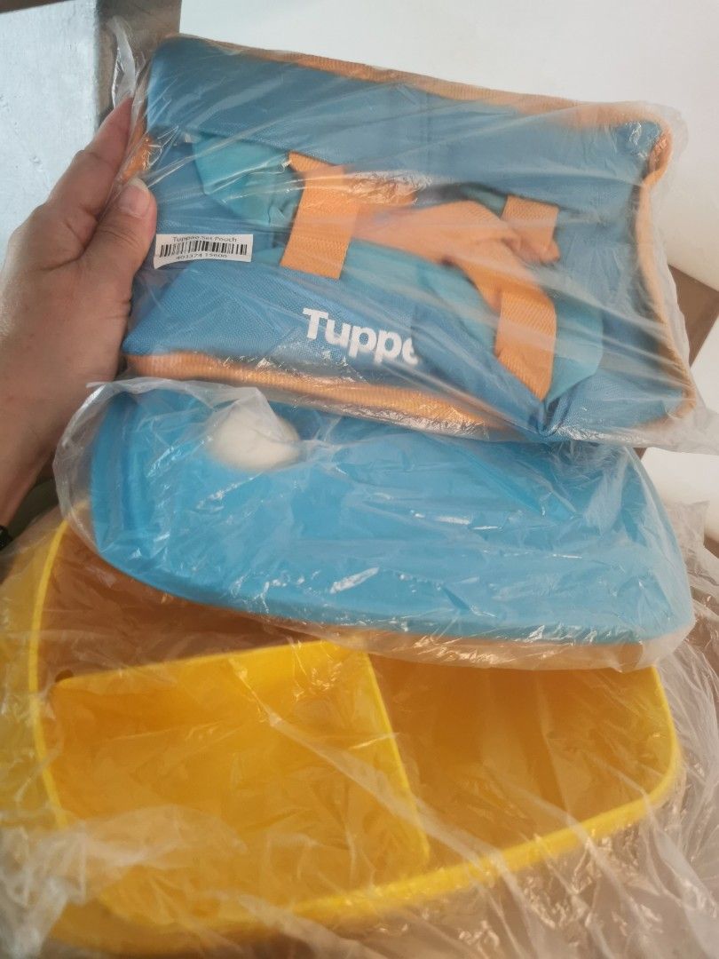 Microwavable Tupperware partition lunch box, Furniture & Home Living ...