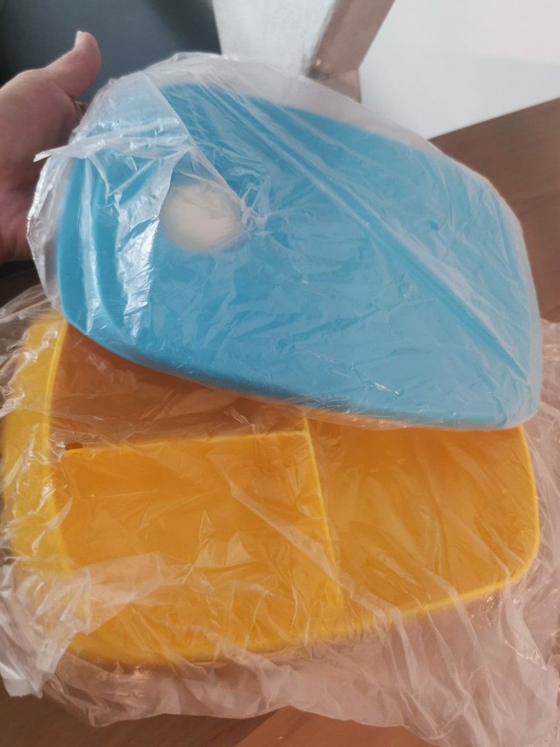 Microwavable Tupperware partition lunch box, Furniture & Home Living ...