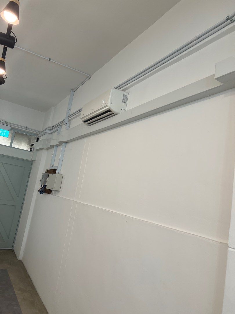 Midea aircon 3 fans 1 condenser, Furniture & Home Living, Lighting ...