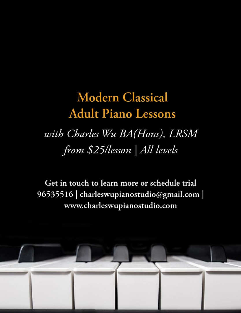 Modern Classical Adult Piano Lessons by Patient Full-Time Trained Piano ...