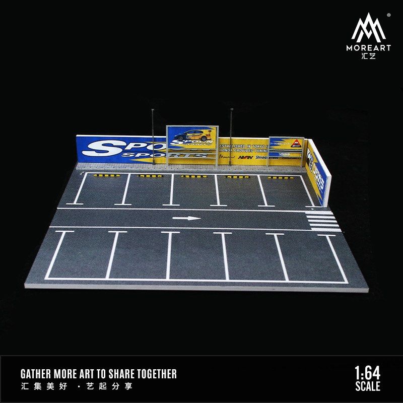 MoreArt 1/64 Spoon Sports Parking lot, Hobbies & Toys, Toys & Games on ...