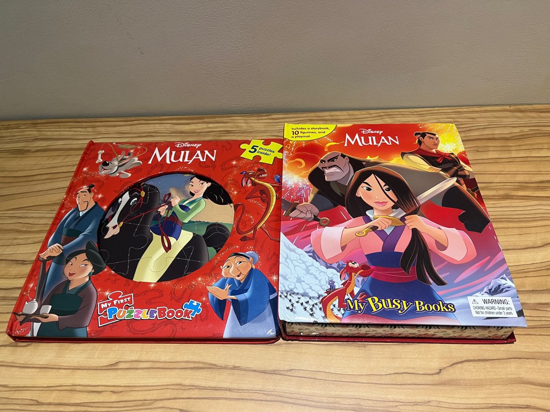 Mulan Puzzle Book and Busy Book, Hobbies & Toys, Toys & Games on Carousell