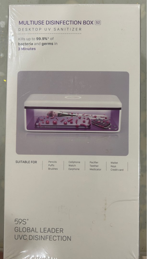 Multi-use Disinfection Box - Desktop UV Sanitiser, Beauty & Personal ...