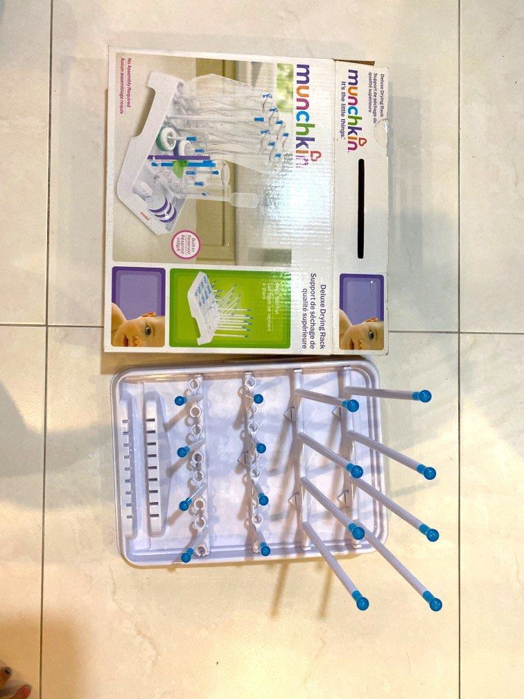 Munchkin deluxe drying rack, Babies & Kids, Nursing & Feeding ...