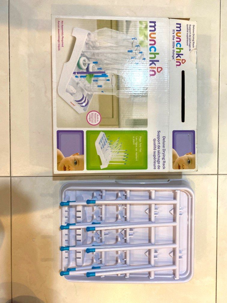 Munchkin deluxe drying rack, Babies & Kids, Nursing & Feeding ...