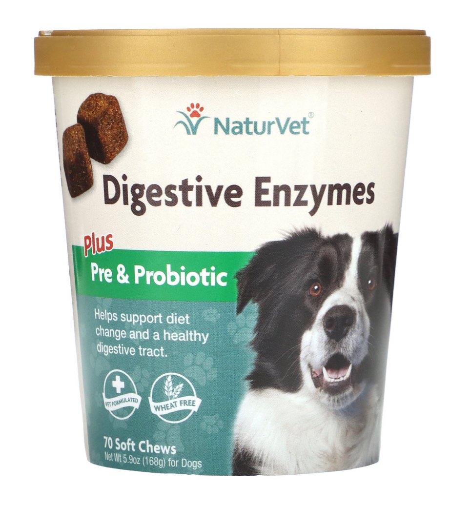 Naturvet Digestive Enzymes Soft Chew (70pcs), Pet Supplies, Pet Food on ...