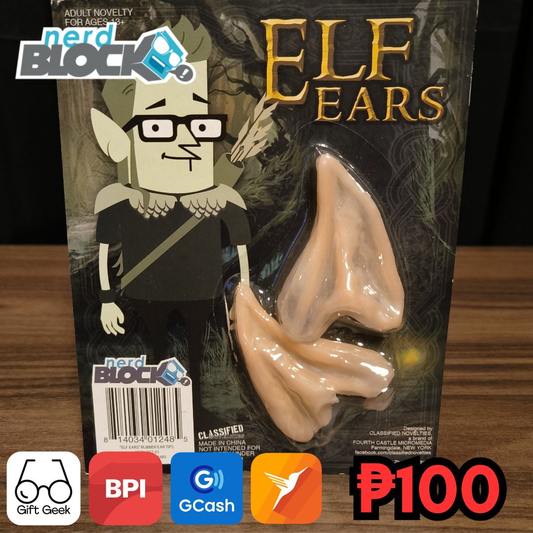 Nerd Block Elf Ears, Hobbies & Toys, Toys & Games on Carousell