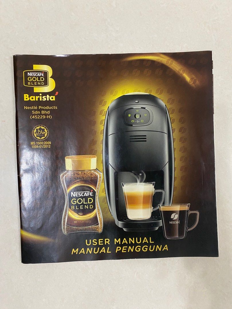 Nescafe Gold Blend Barista, TV & Home Appliances, Kitchen Appliances ...