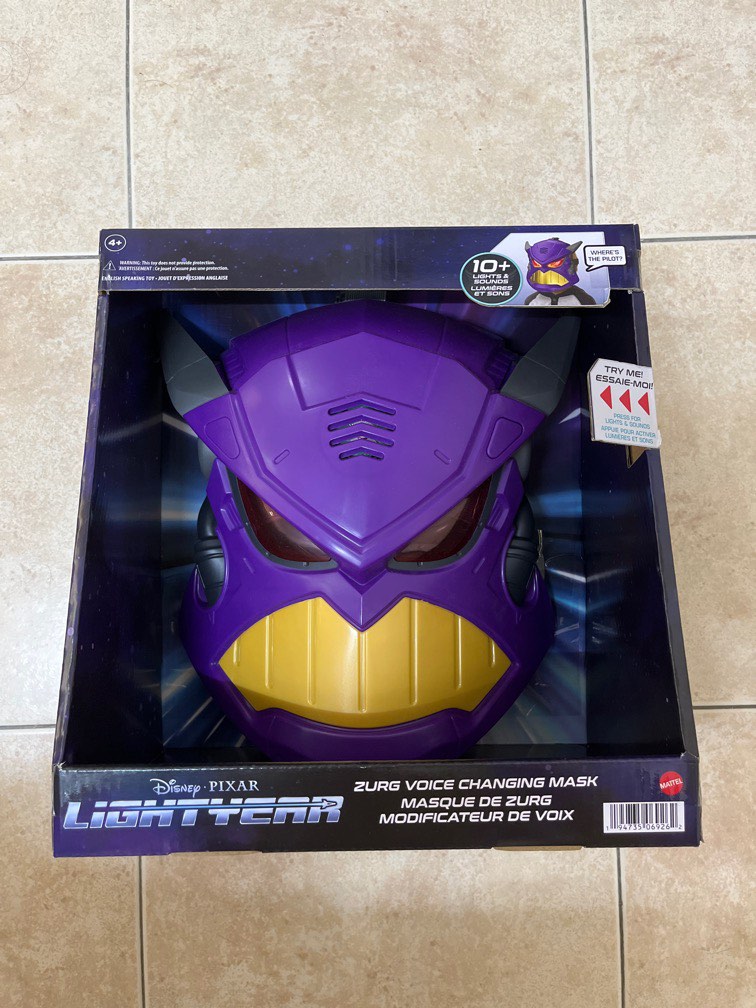 [New] Lightyear Zurg Voice Changing Mask Disney Pixar Mattel, Hobbies ...