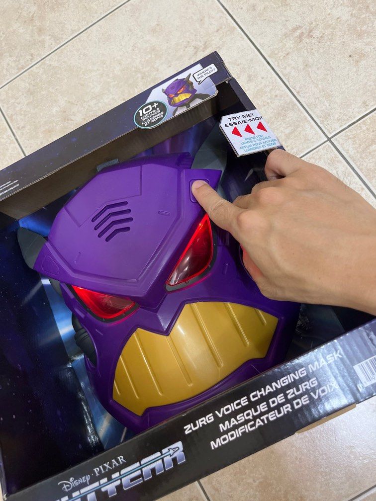 [New] Lightyear Zurg Voice Changing Mask Disney Pixar Mattel, Hobbies ...