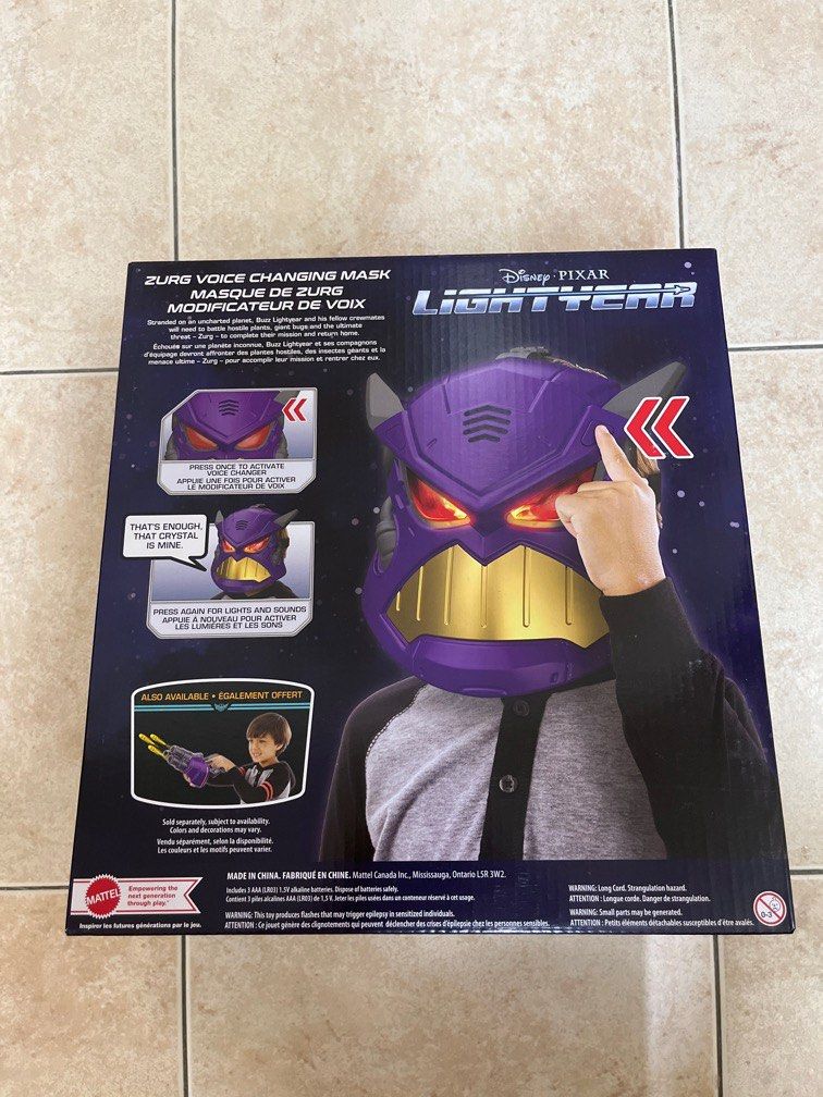 [New] Lightyear Zurg Voice Changing Mask Disney Pixar Mattel, Hobbies ...