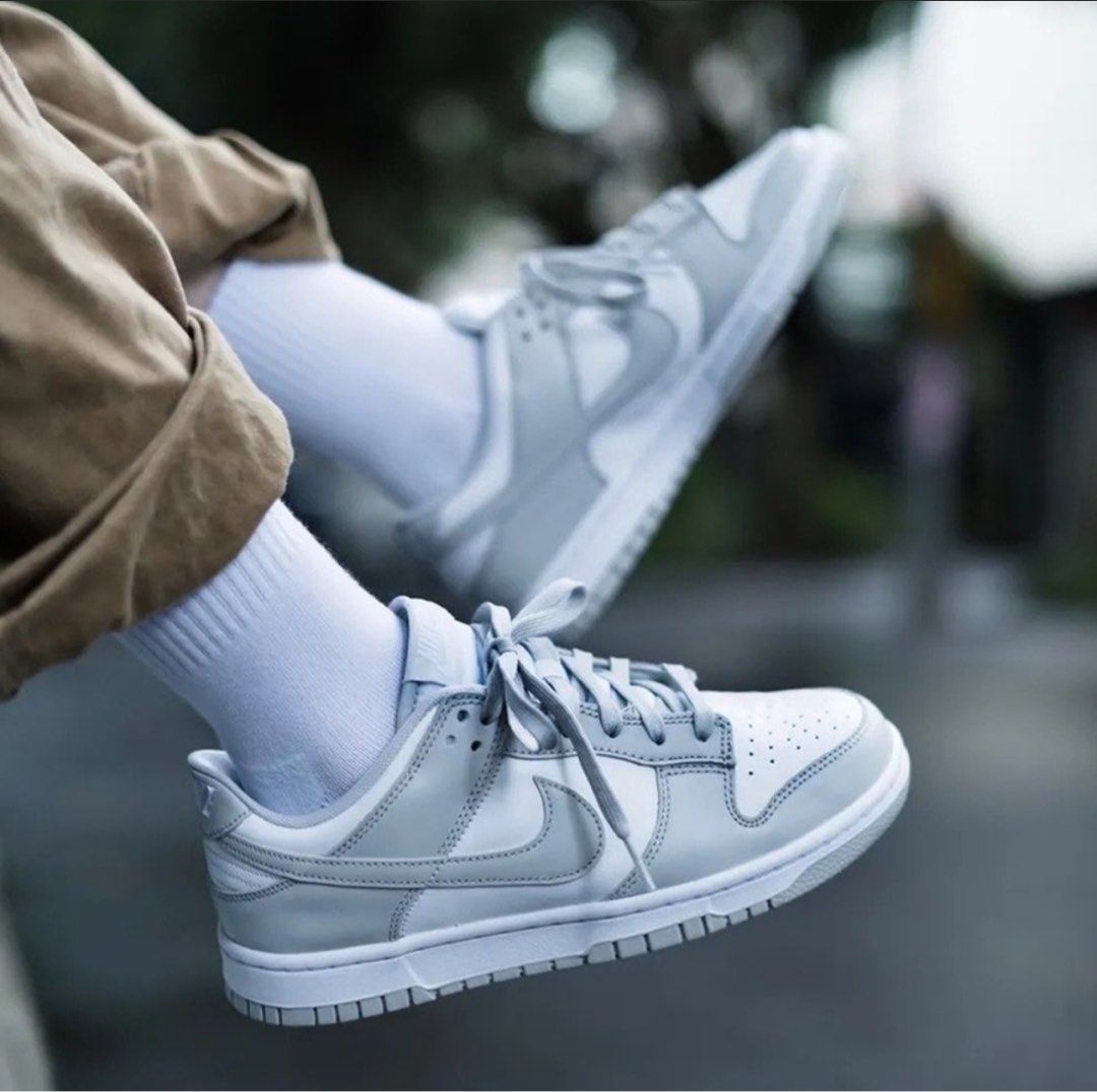 Nike Dunk Low Grey Fog, Women's Fashion, Footwear, Sneakers on Carousell