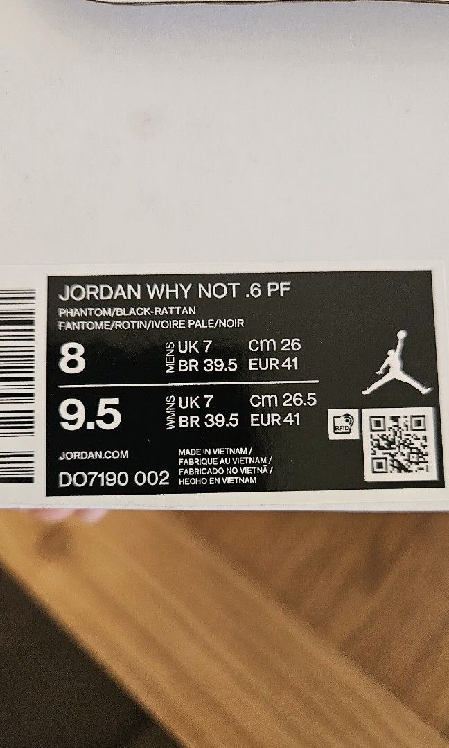 Nike Jordan why not. 6 PF basketball shoes, Men's Fashion, Footwear ...