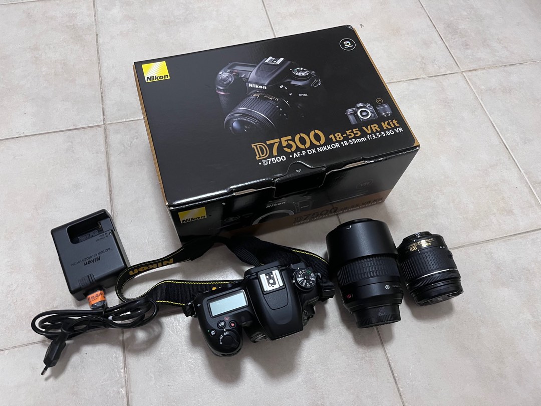 Nikon D7500 | 2 Lenses | Tripod, Photography, Cameras on Carousell