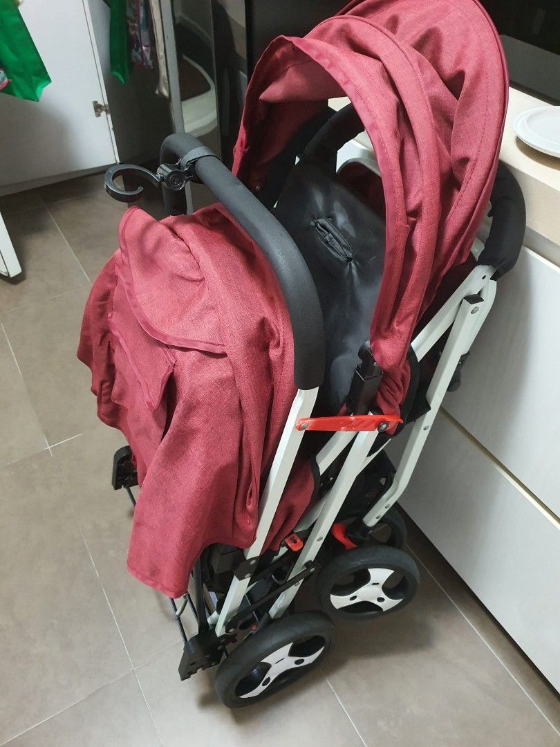 No brand double strolley, Babies & Kids, Going Out, Strollers on Carousell