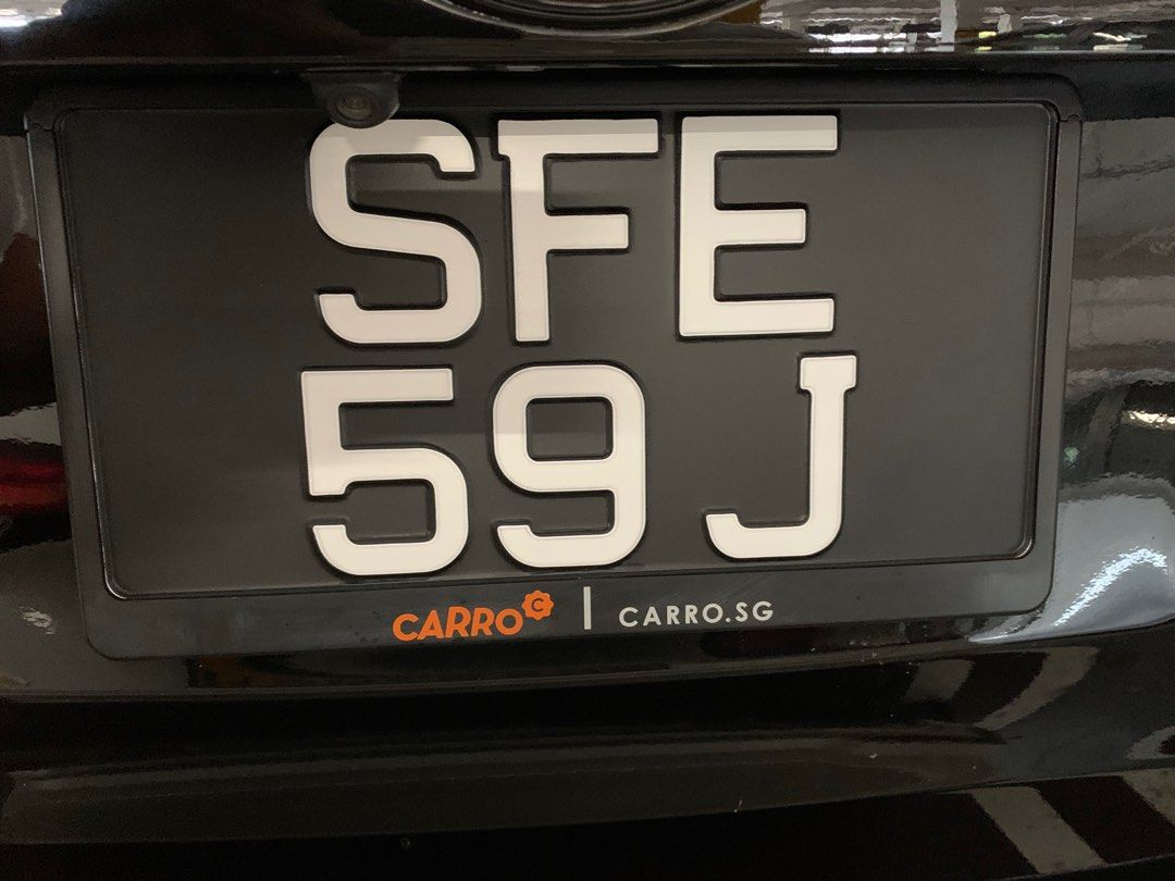Number plate for sale, Car Accessories, Car Plates on Carousell
