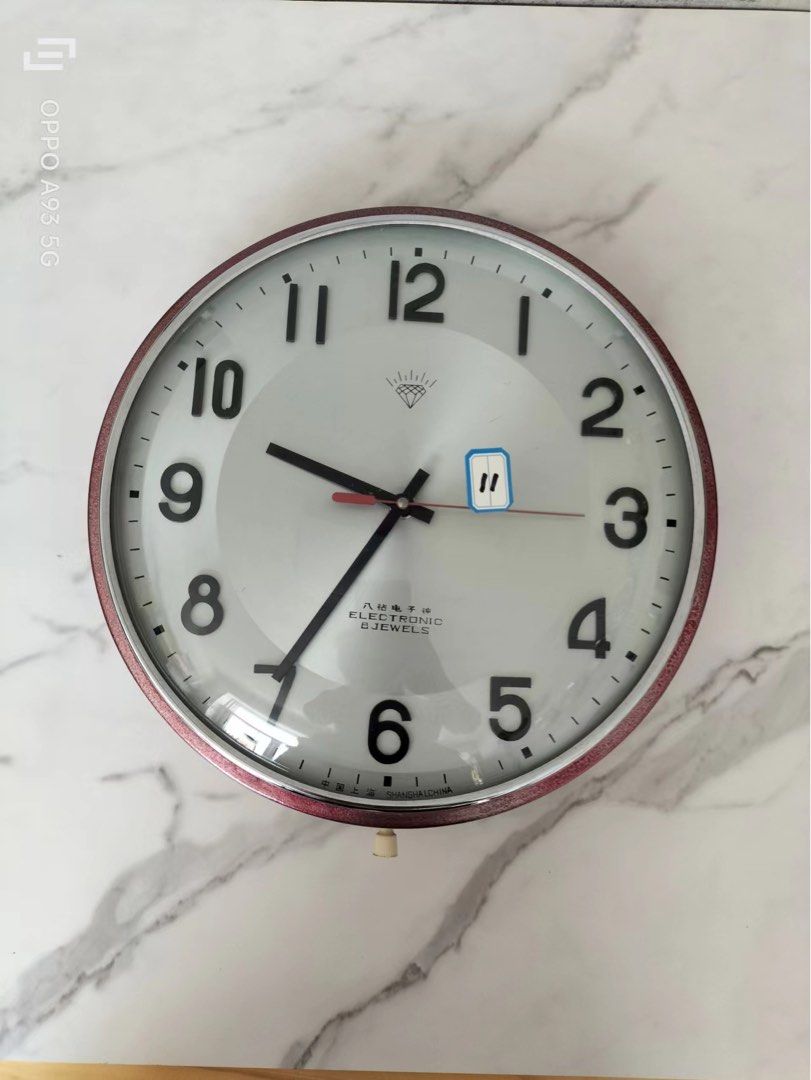 Numeric Transistor Clock Originally battery Shanghai Diamond Clock ...