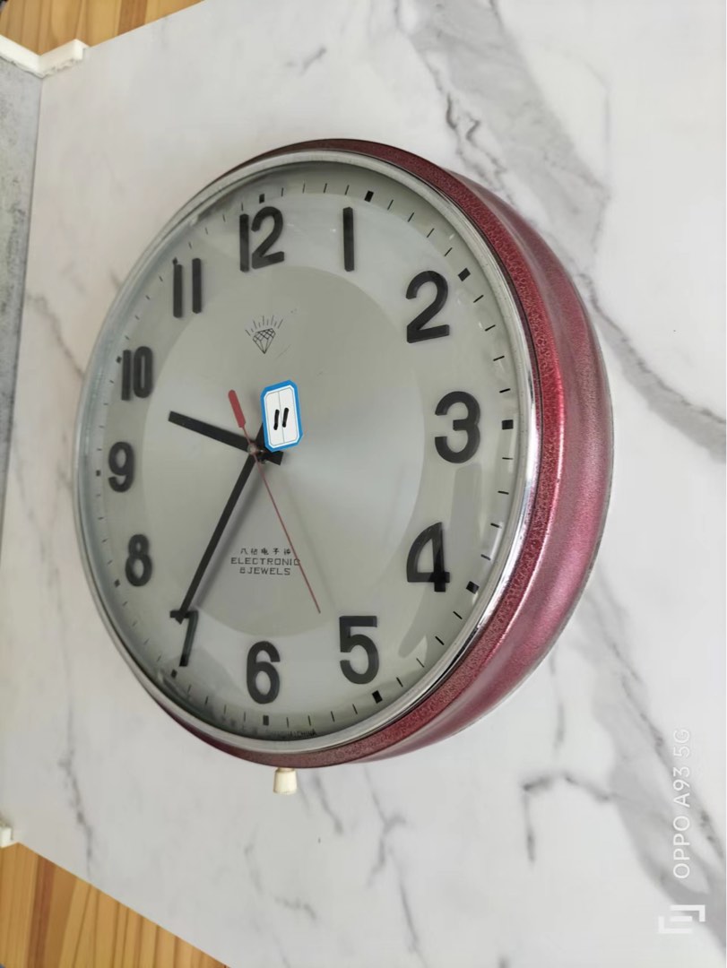 Numeric Transistor Clock Originally battery Shanghai Diamond Clock ...
