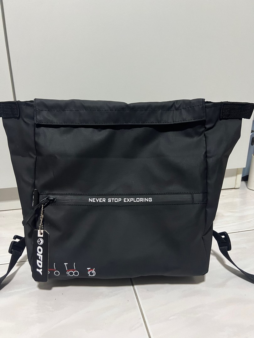 OFDY Folding Bike Bag Front Block Bag Rolltop Waterproof, Men's Fashion ...