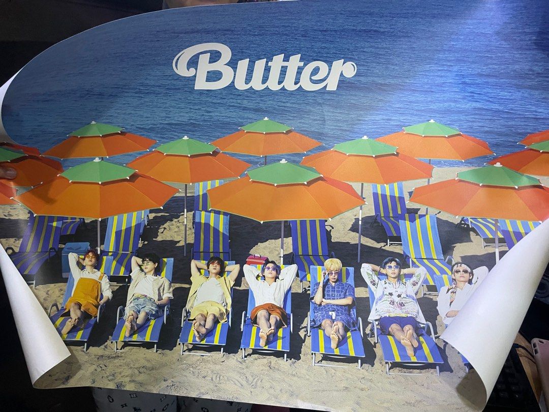 BUY 2 FOR 200 - Official BTS Butter Posters, Hobbies & Toys ...