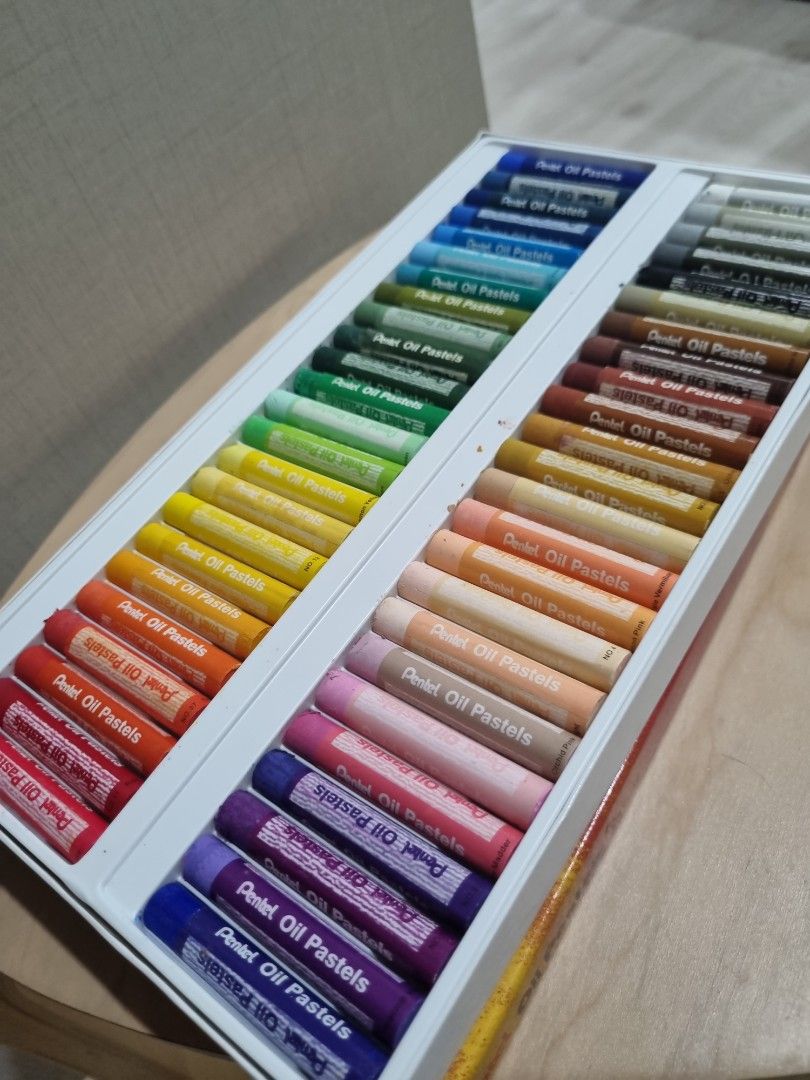 Oil Pastels pentel, Hobbies & Toys, Stationery & Craft, Craft Supplies ...