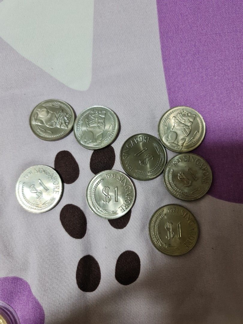 Old 1981 1 Dollar coins, Hobbies & Toys, Memorabilia & Collectibles ...