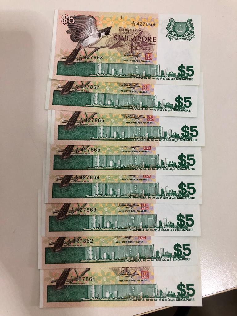 Old Money Running Number, Hobbies & Toys, Memorabilia & Collectibles ...