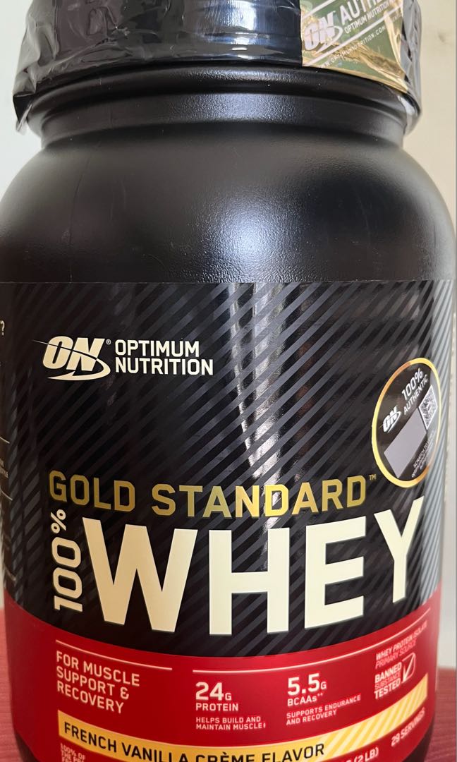 ON whey protein- French vanilla 2 LB, Health & Nutrition, Health ...