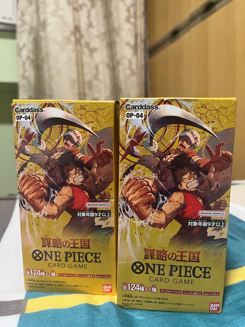 One Piece Cards TCG OP4 Filtered Packs, Hobbies & Toys, Toys & Games on ...