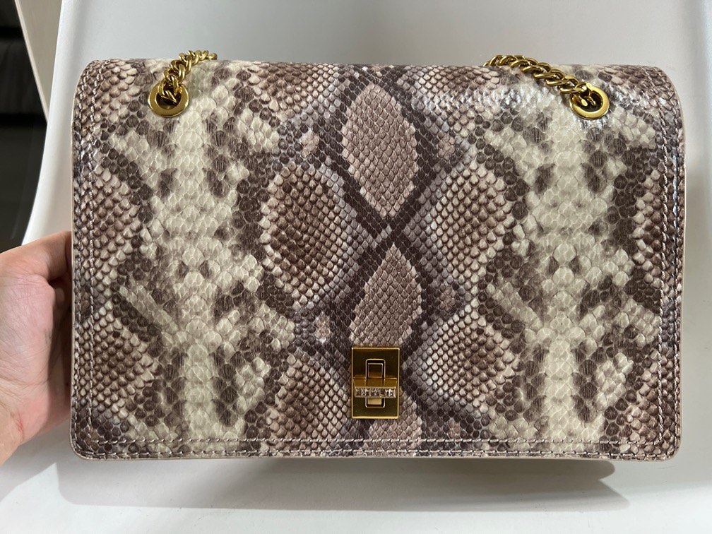 PL !!! Original CK motif ular, Barang Mewah, Tas & Dompet di Carousell