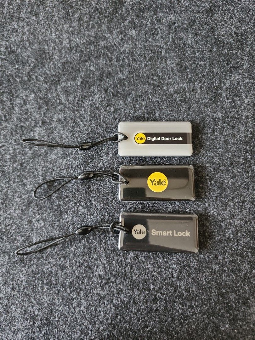 ORIGINAL Yale RFID Tag Smart Digital Lock Key Card, Furniture & Home ...