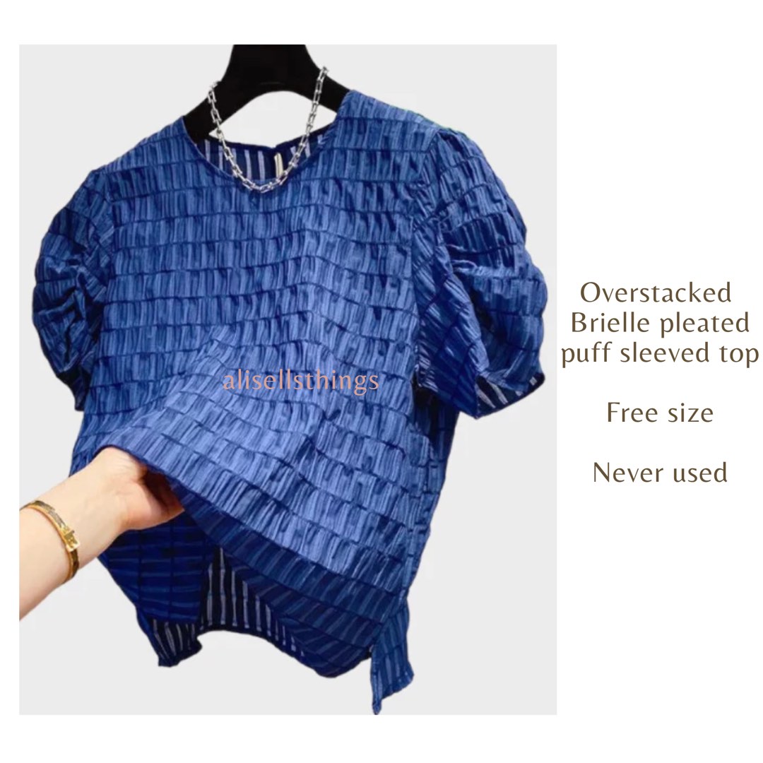 Overstacked Brielle top, Women's Fashion, Tops, Blouses on Carousell