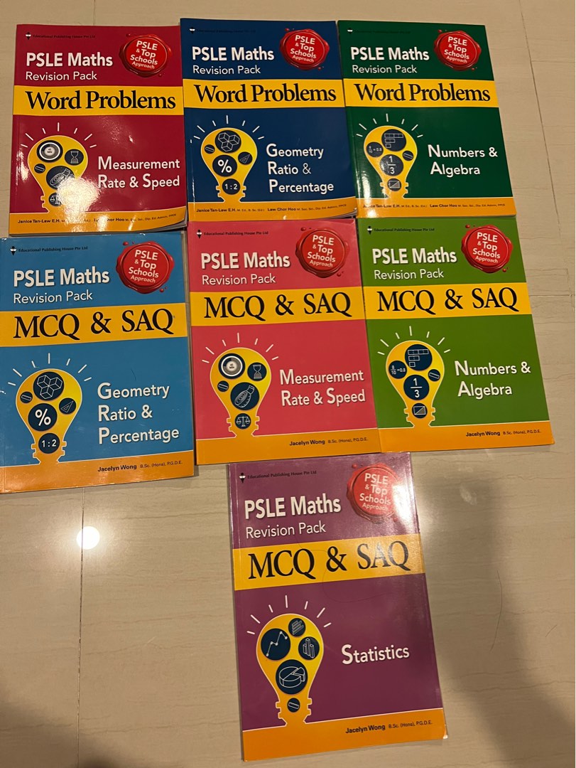 P6 PSLE Maths Revision Pack, Hobbies & Toys, Books & Magazines ...