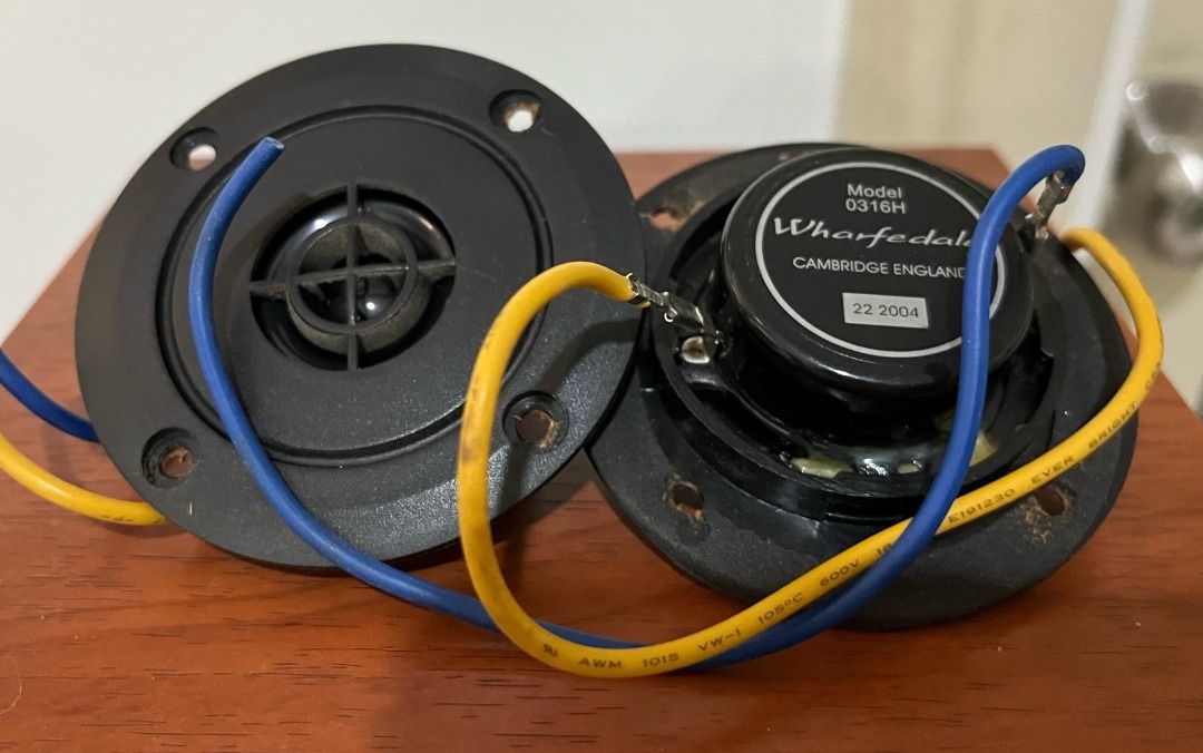 Pair of Wharfedale 28mm Dome Tweeters, Audio, Other Audio Equipment on ...