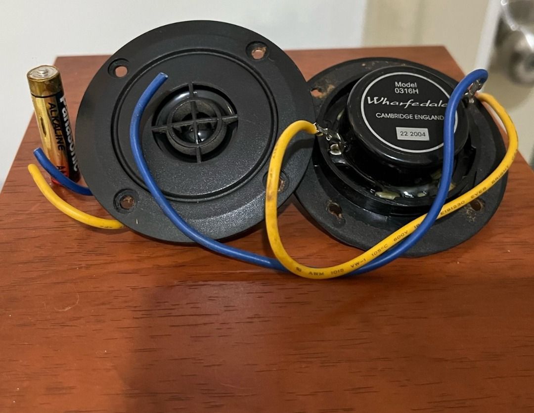 Pair of Wharfedale 28mm Dome Tweeters, Audio, Other Audio Equipment on ...